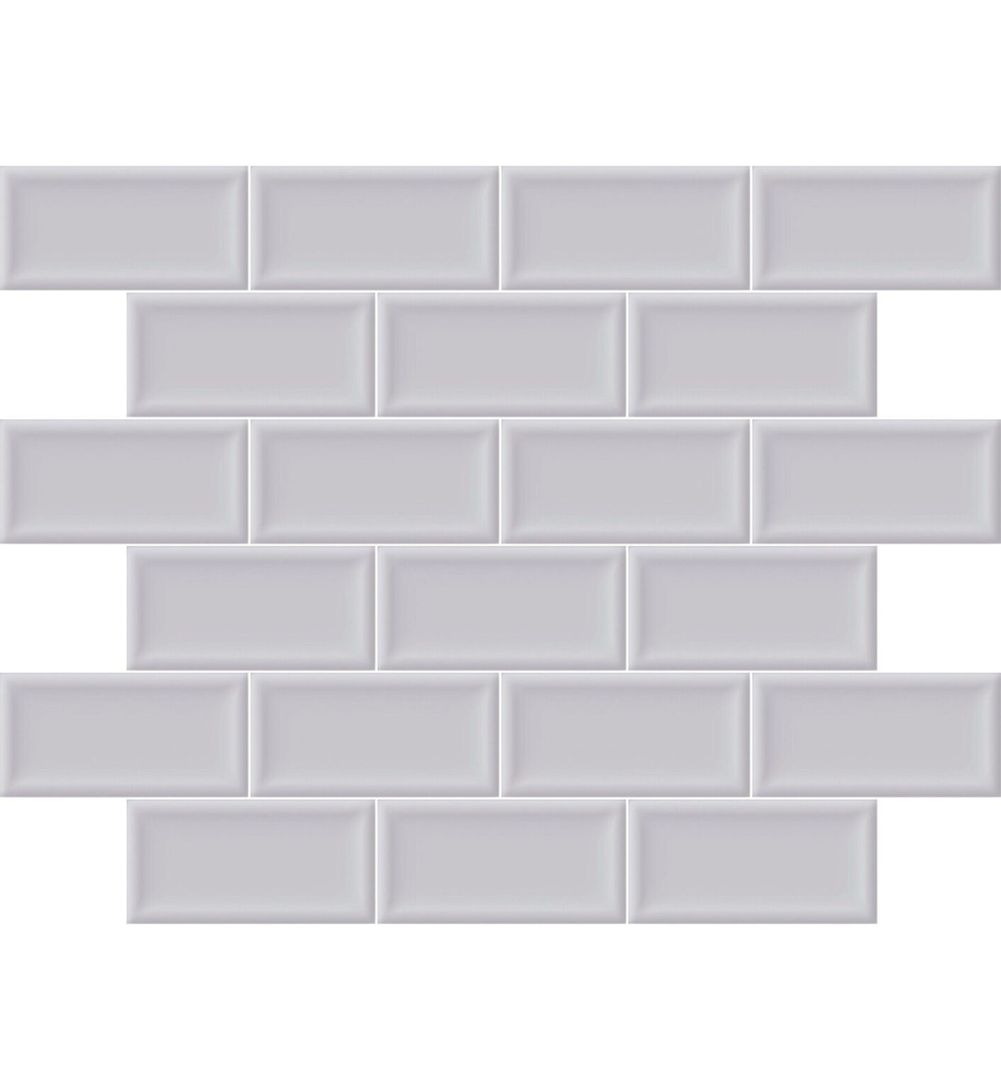 2×4 Twins Platino Glossy Mosaic - Keystone Tile