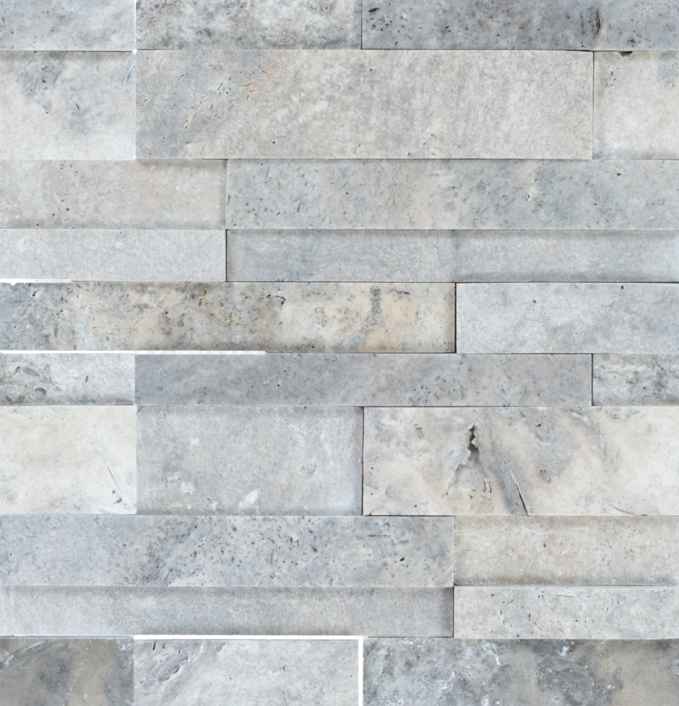 12×12 Nordic Silver Honed 3D Panel Mosaic ® - Keystone Tile