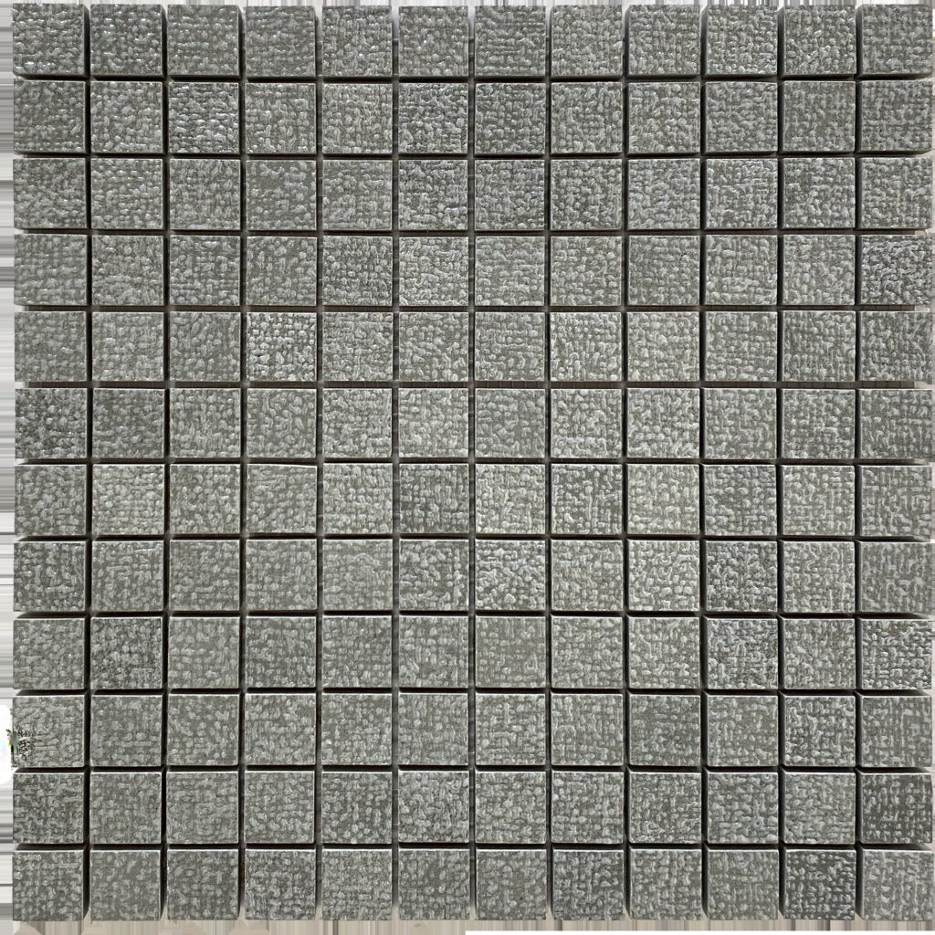 1X1 Diva Noir Glossy Porcelain Mosaic - Keystone Tile