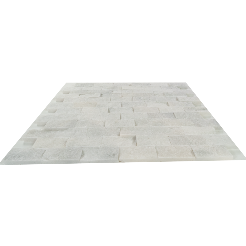 2×4 Snow White Split Face ® - Keystone Tile