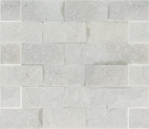 2×4 Snow White Split Face ® - Keystone Tile