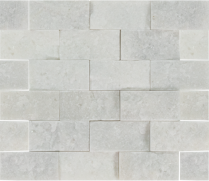 2×4 Snow White Split Face ® - Keystone Tile