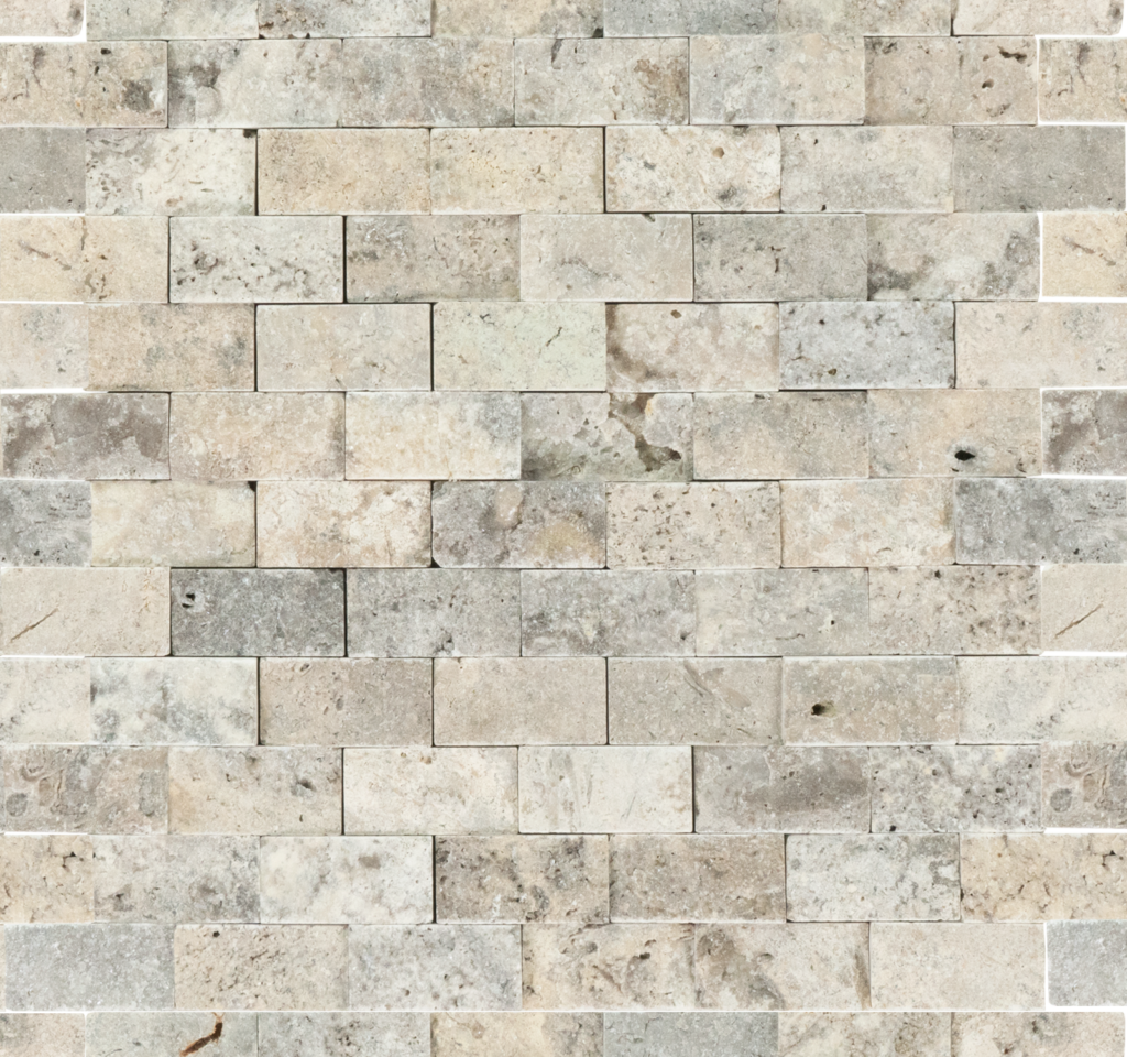 1×2 Nordic Silver Split Face ® - Keystone Tile