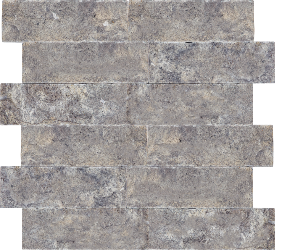 4×12 Nordic Silver Split Face ® - Keystone Tile