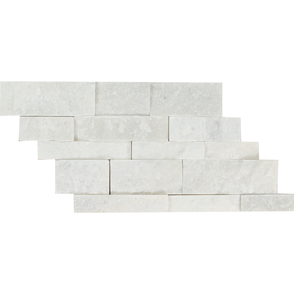 7×12 Snow White Panel Split Face ® - Keystone Tile