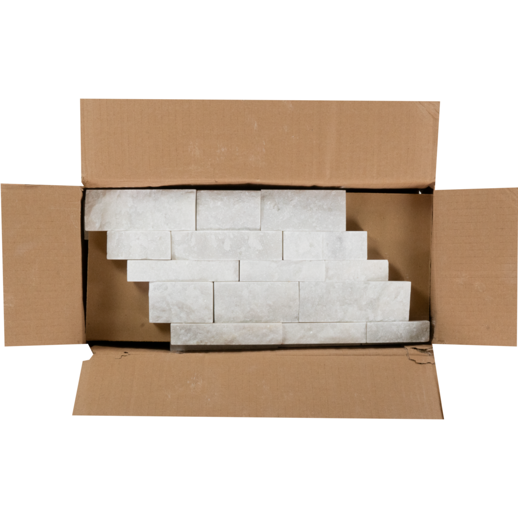 7×12 Snow White Panel Split Face ® - Keystone Tile