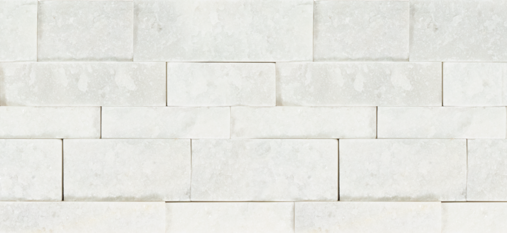 7×12 Snow White Panel Split Face ® - Keystone Tile