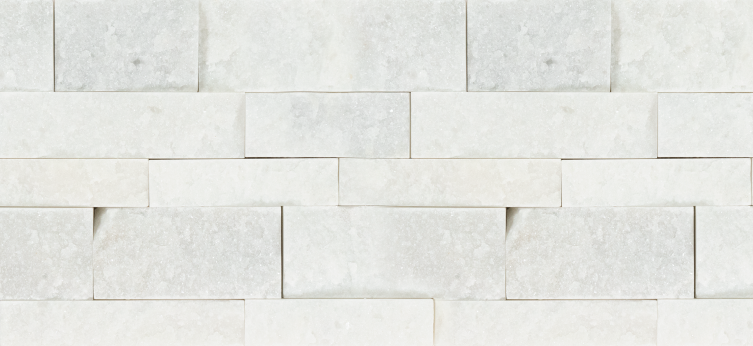 7×12 Snow White Panel Split Face ® - Keystone Tile