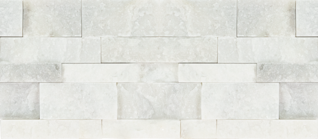 7×12 Snow White Panel Split Face ® - Keystone Tile
