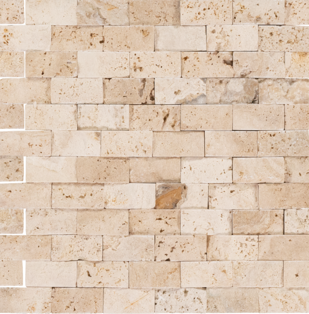 1X2 Tiramisu Split Face ® - Keystone Tile