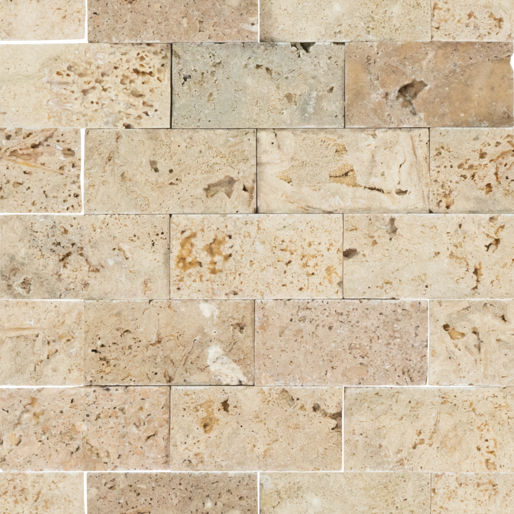 2×4 Tuscany Rustic Split Face ® - Keystone Tile