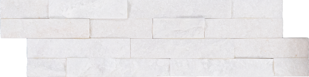6×24 Glacier White Ledger Stone - Keystone Tile
