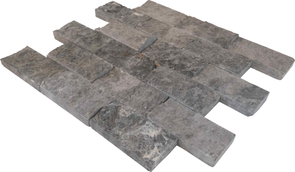 2×4 Cleopatra Gray Split Face ® - Keystone Tile