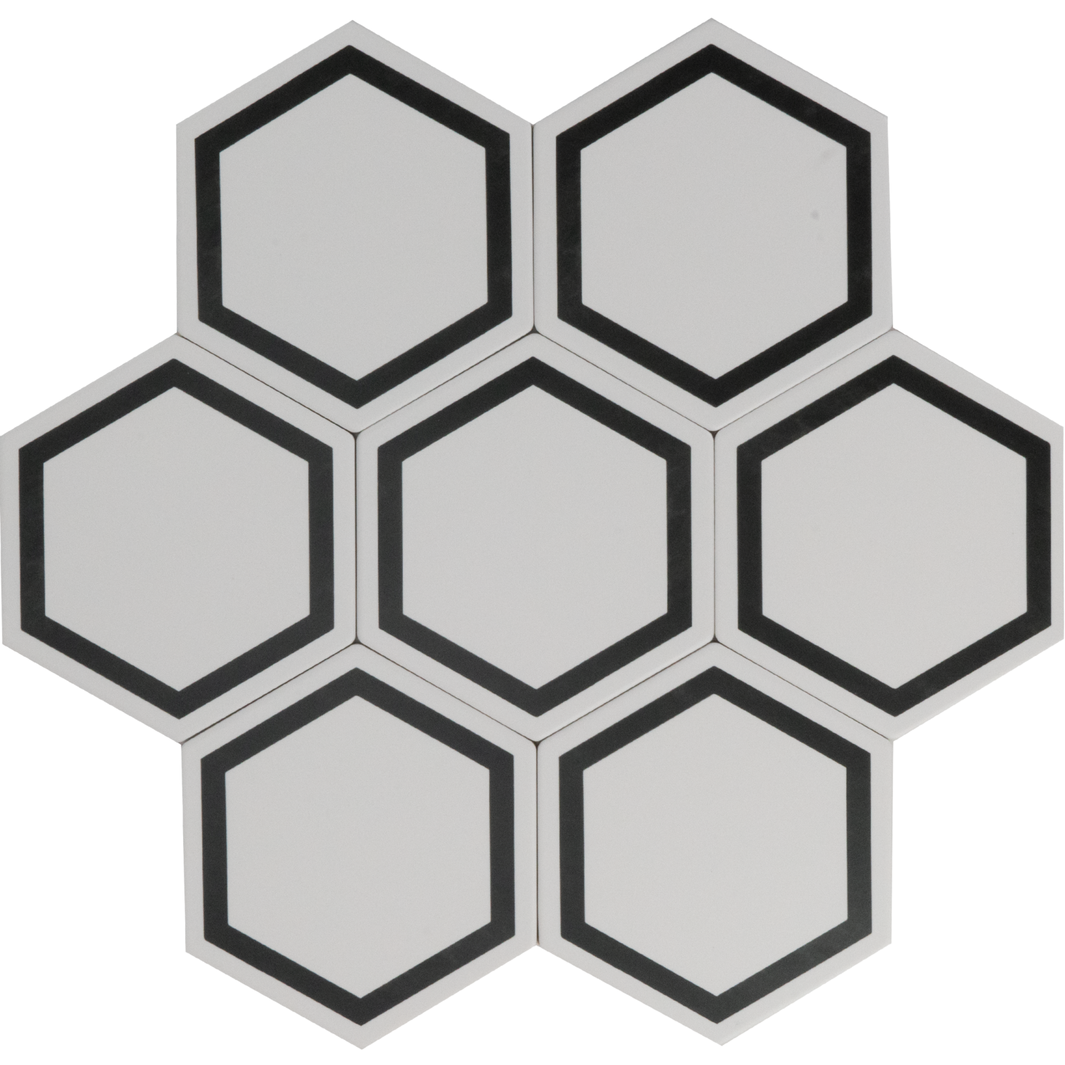 6 Inc hes Examatt Decora Exatarget Bianco Porcelain Tile - Keystone Tile