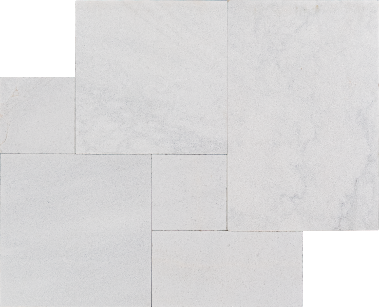 Pavers Snow White Sandblasted Versailles Pattern ® - Keystone Tile