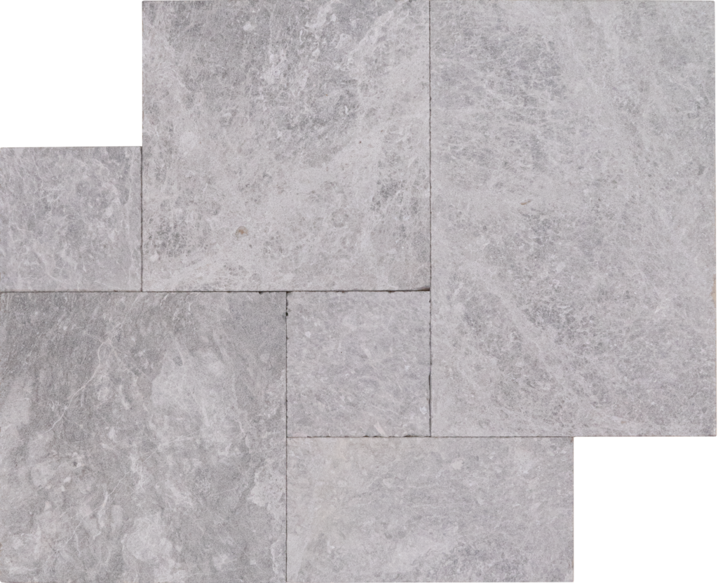 Pavers Cleopatra Gray Sandblasted Versailles Pattern ® - Keystone Tile