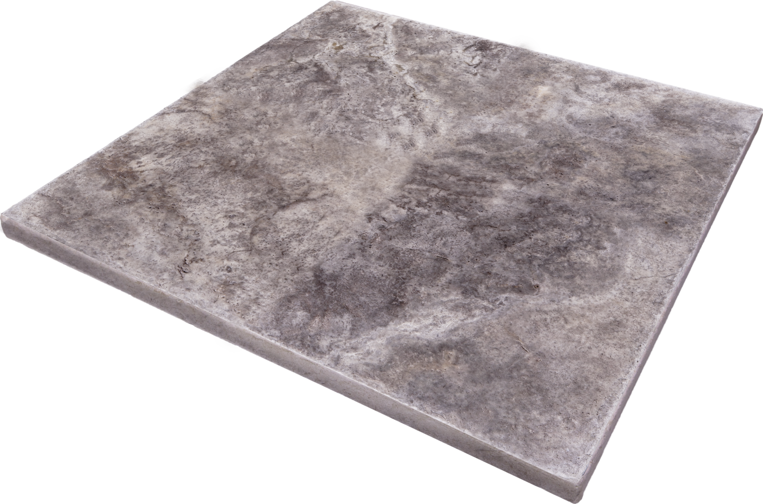 24×24 Nordic Silver Tumbled PAVERS ® - Keystone Tile