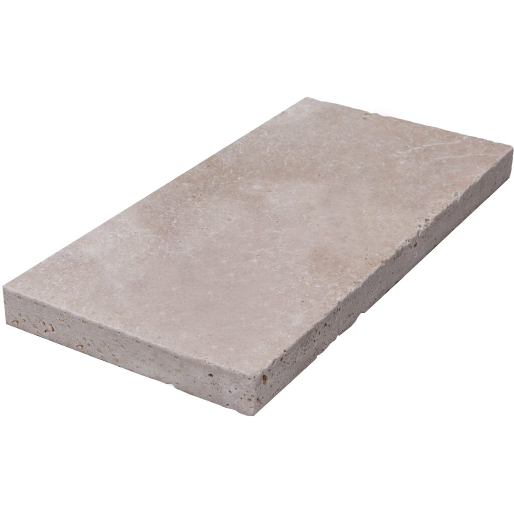 5cm 12×24 Extra Light Tumbled Pavers - Keystone Tile