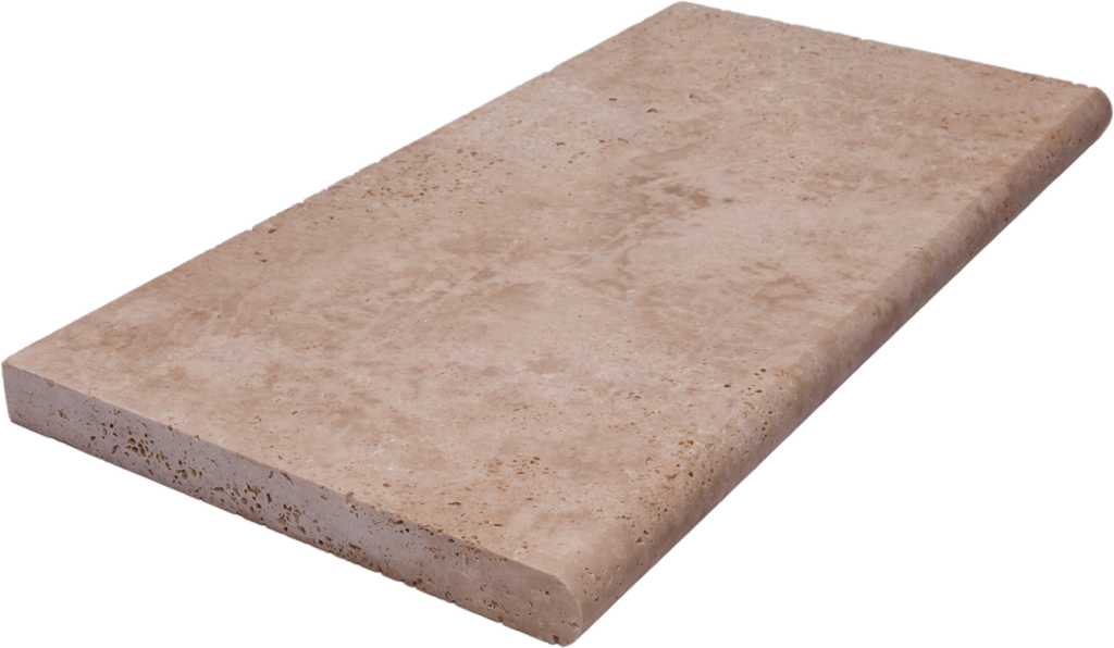 12X24 Ivory Light Bullnose Coping - Keystone Tile