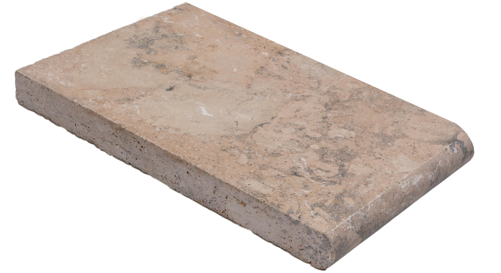 6×12 Ivory Rustic Bullnose Coping ® - Keystone Tile