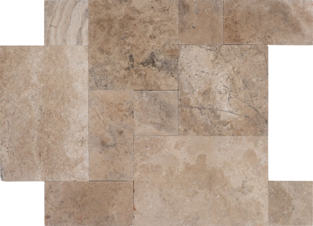 PAVERS Colorado Tumbled Versailles Pattern ® - Keystone Tile