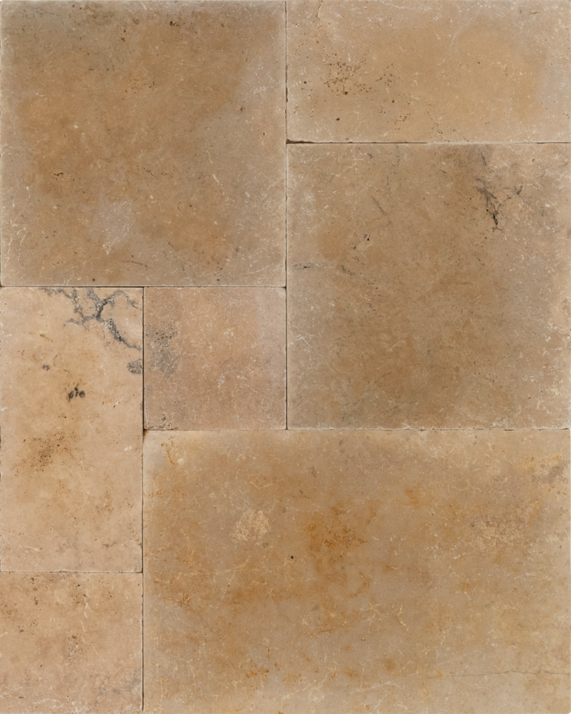 PAVERS Ivory Rustic Tumbled Versailles Pattern ® - Keystone Tile