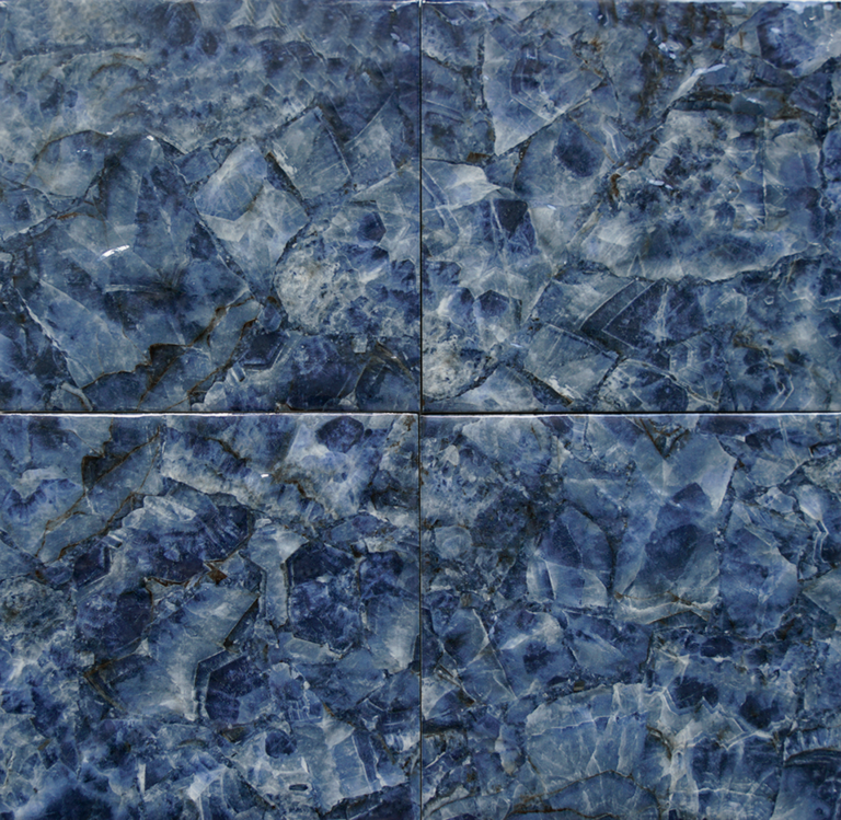 6×6 Venus Sky Glossy Porcelain Tile - Keystone Tile