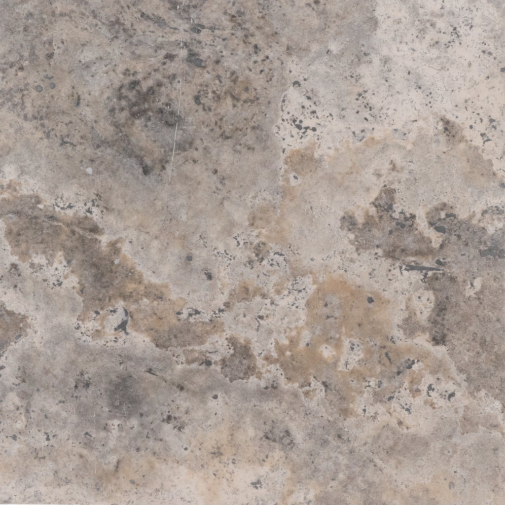 12×12 Nordic Silver Travertine Honed Filled Tile ® - Keystone Tile