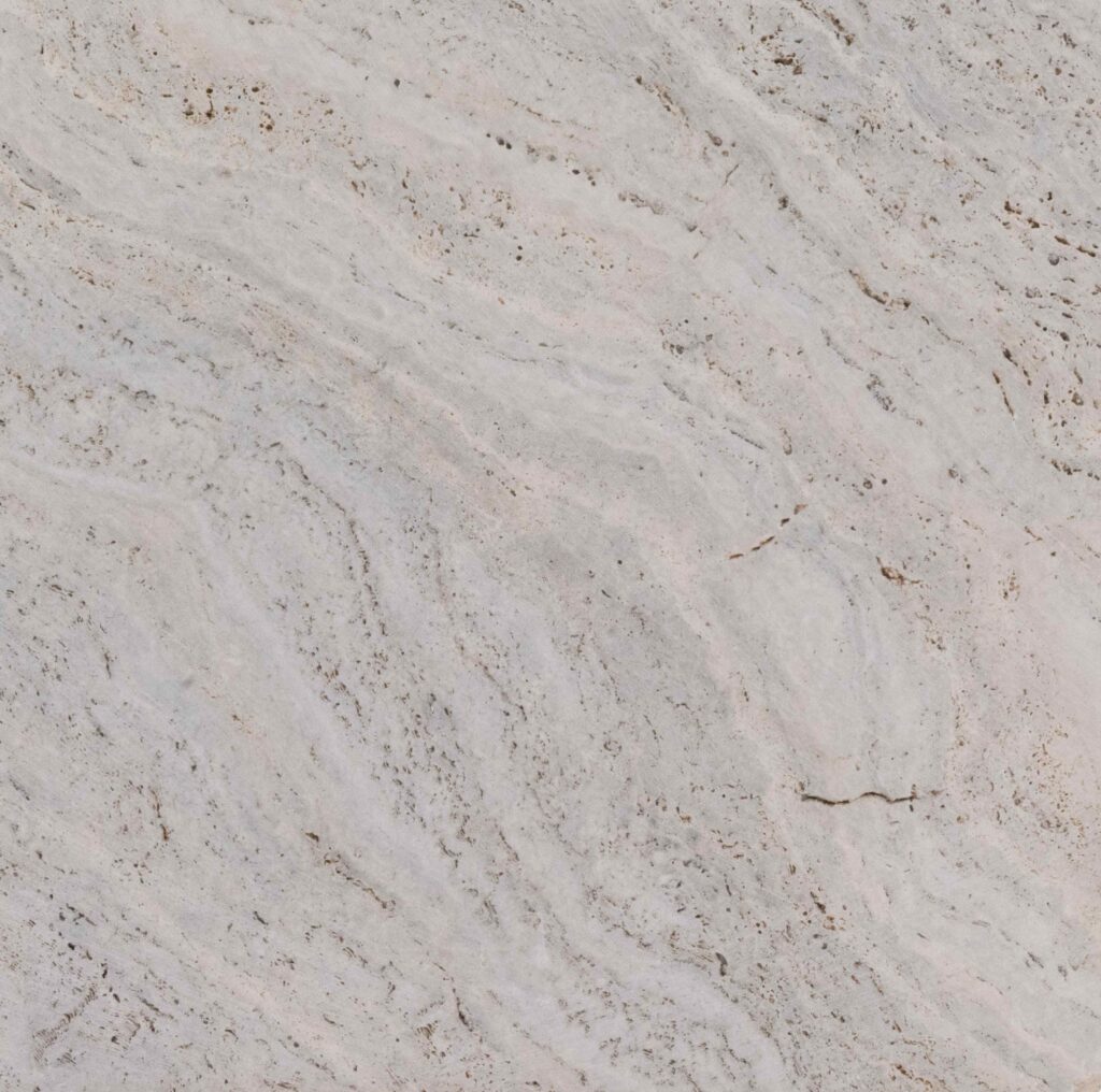 16×16 Nordic Silver Travertine Chiseled Brushed Tile ® - Keystone Tile