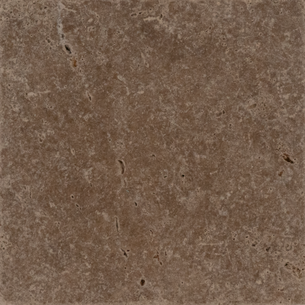 6×6 Ivory Light Travertine Tumbled Tile - Keystone Tile