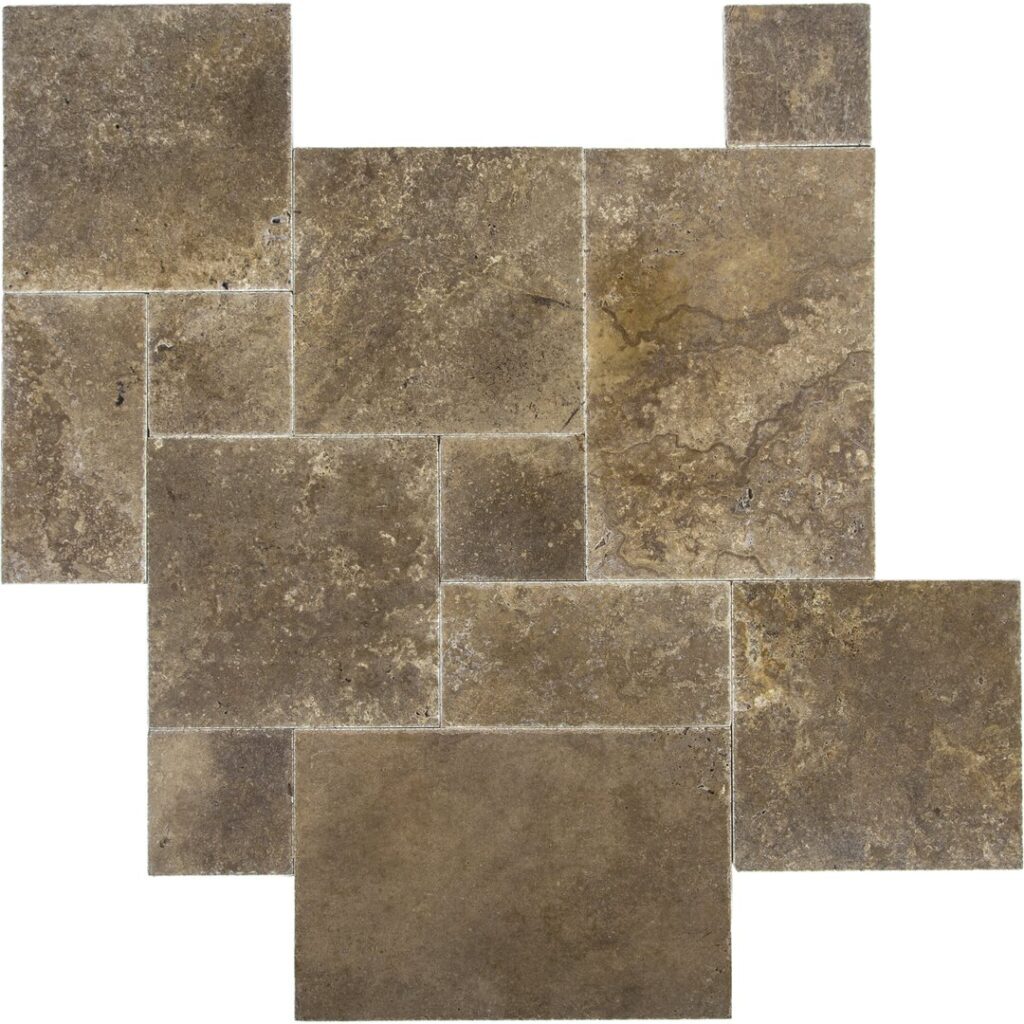 American Chestnut Versailles Pattern Chiseled Brushed TILE ® - Keystone ...