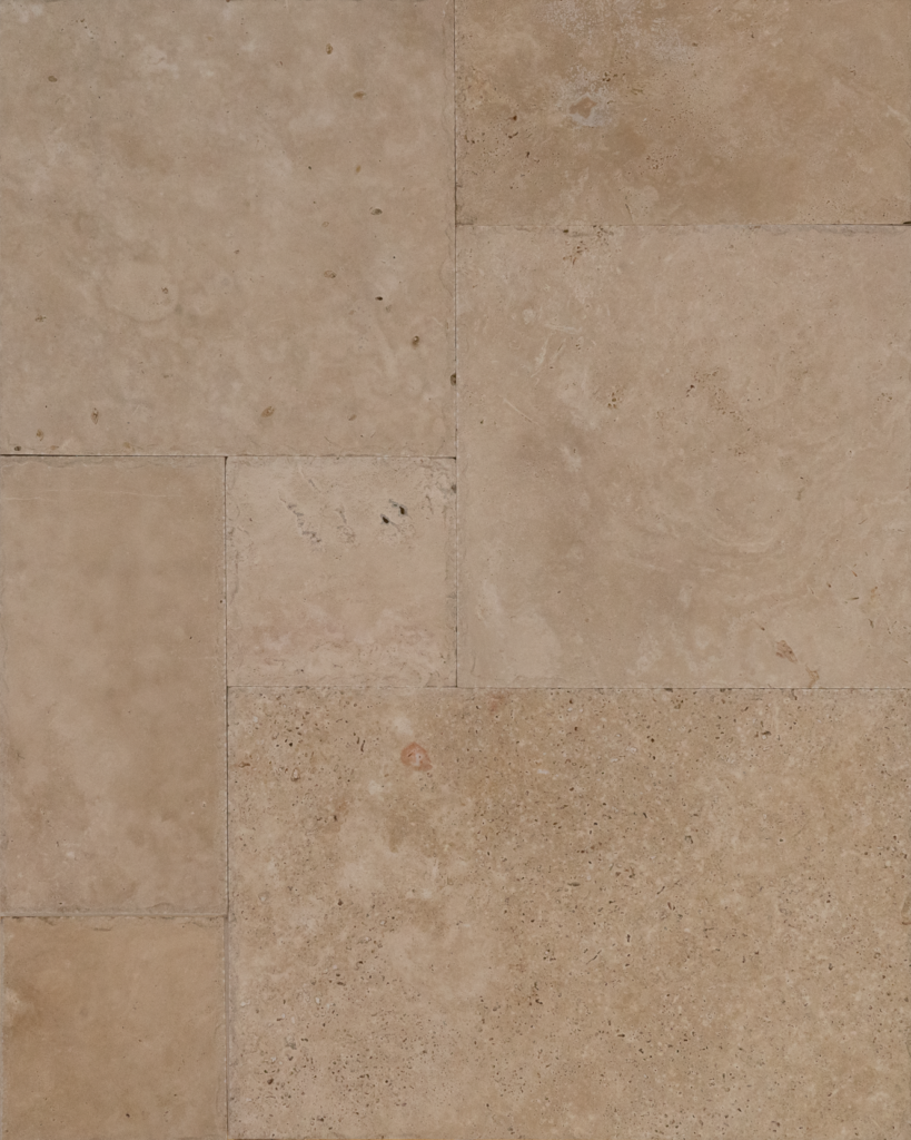 Extra Light Versailles Pattern Chiseled Brushed TILE - Keystone Tile