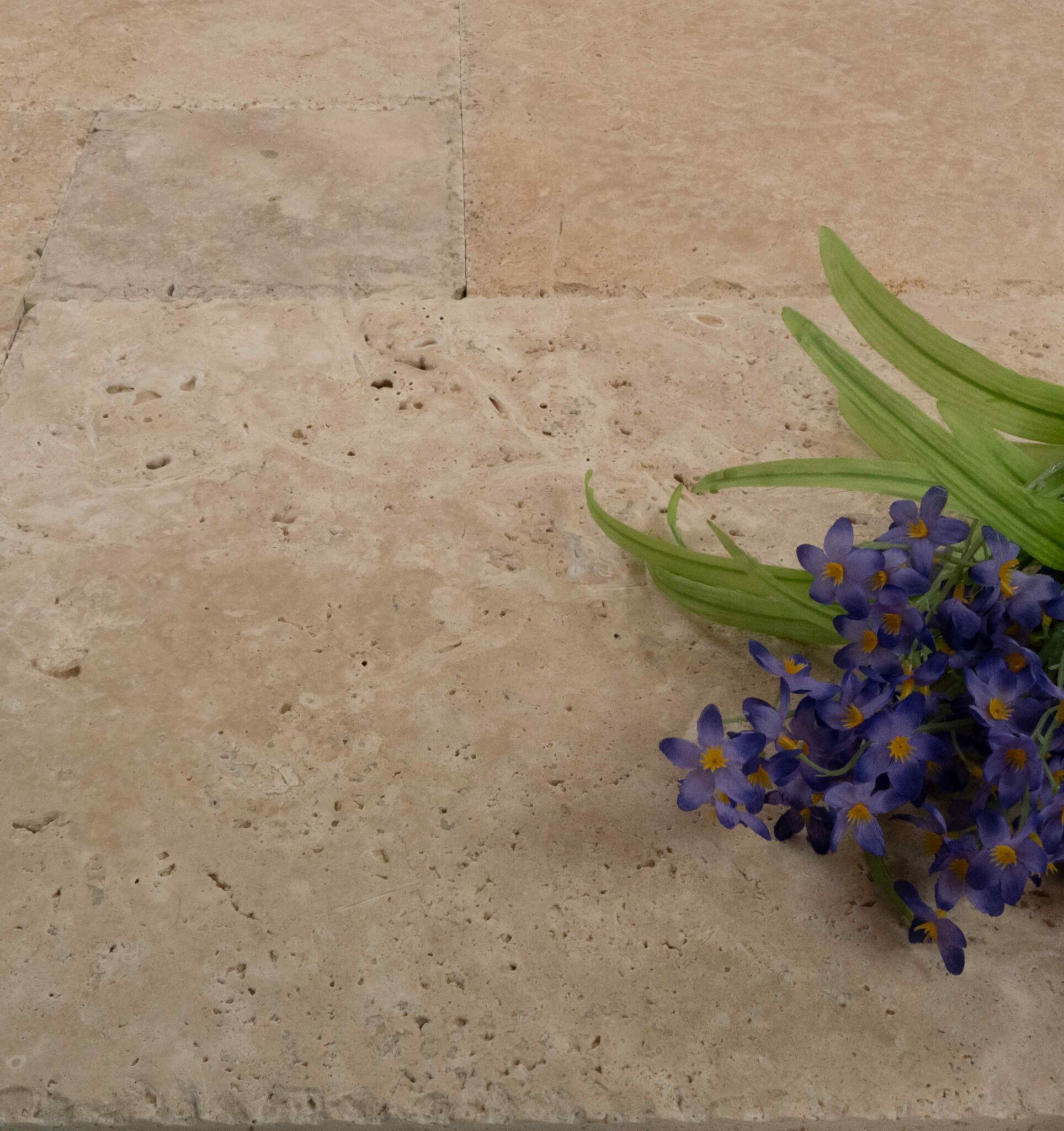 Ivory Light Versailles Pattern Chiseled Brushed TILE - Keystone Tile