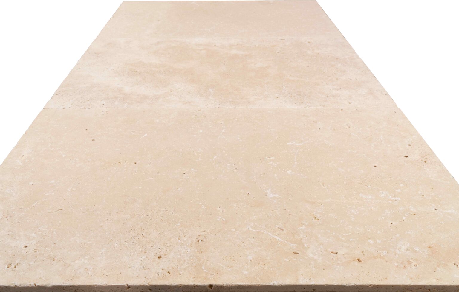 16×24 Extra Light Travertine Tumbled Tile - Keystone Tile