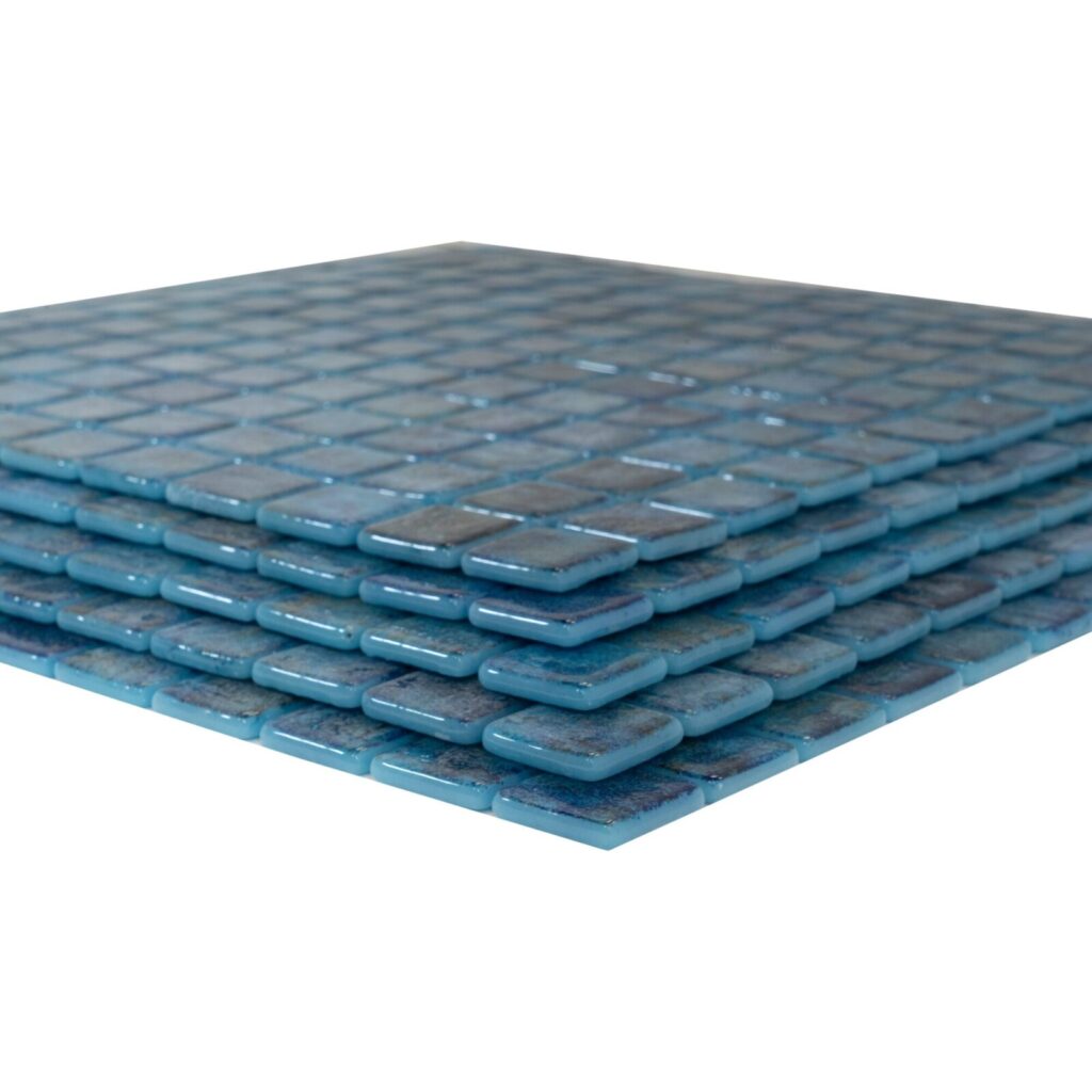 1×1 Fusion Zafiro Glass Mosaic - Keystone Tile