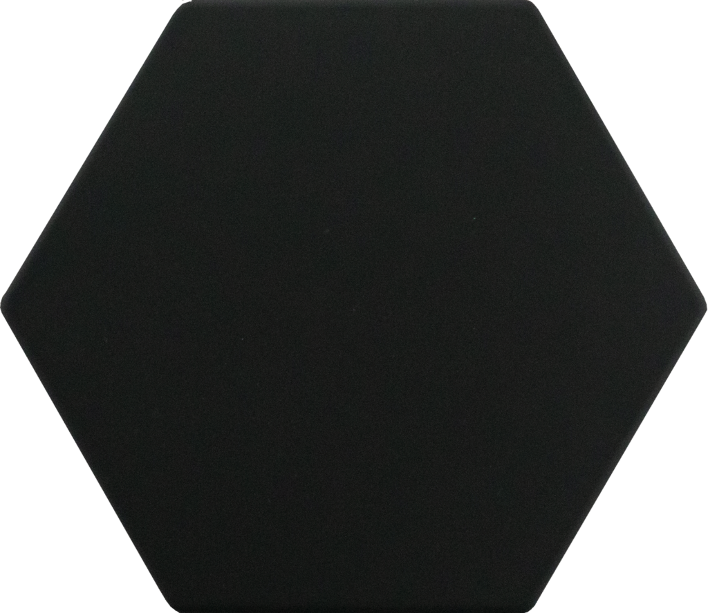 6 Inc hes Exabright Nero Glossy Ceramic Tile - Keystone Tile