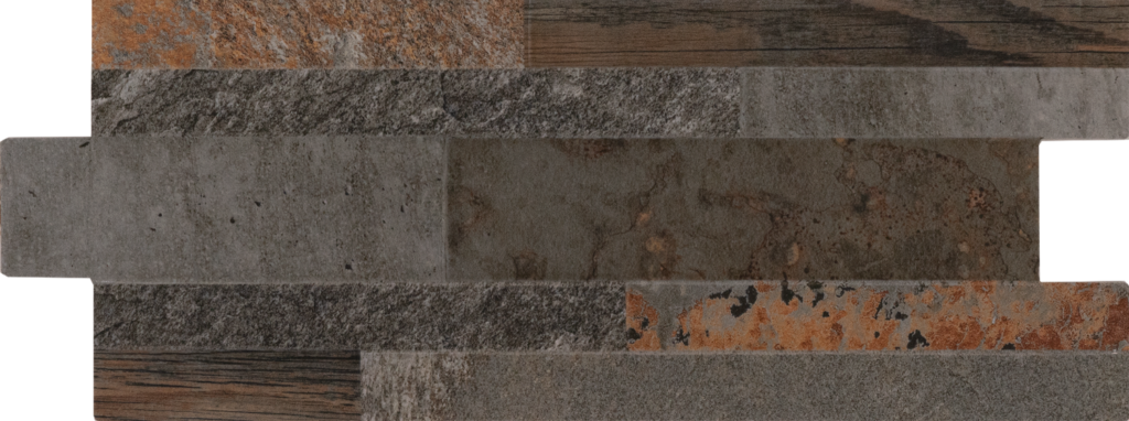 6×16 Fusion Hot Porcelain Ledger - Keystone Tile