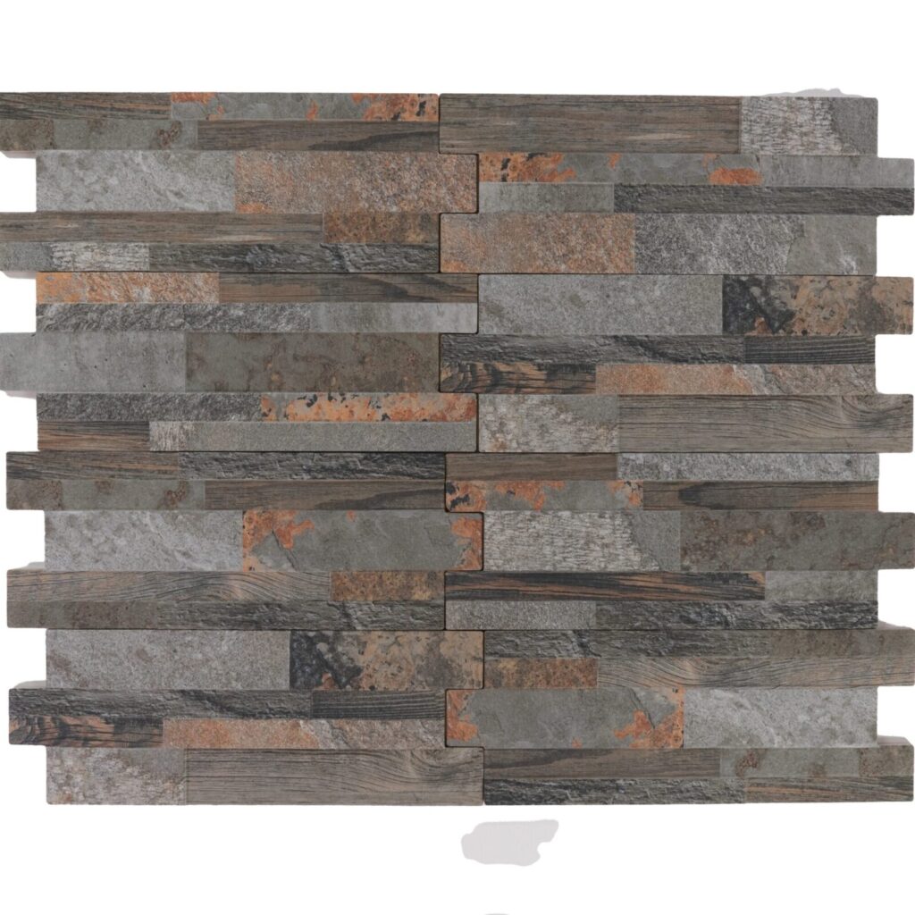 6×16 Fusion Hot Porcelain Ledger - Keystone Tile