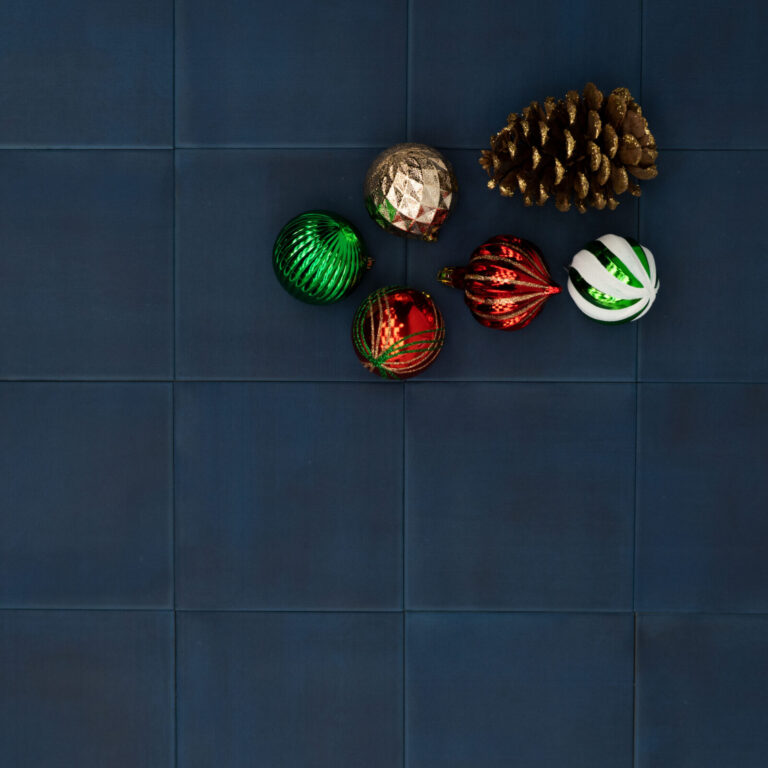 6×6 Aquarel Navy Blue Matt Porcelain Tile - Keystone Tile