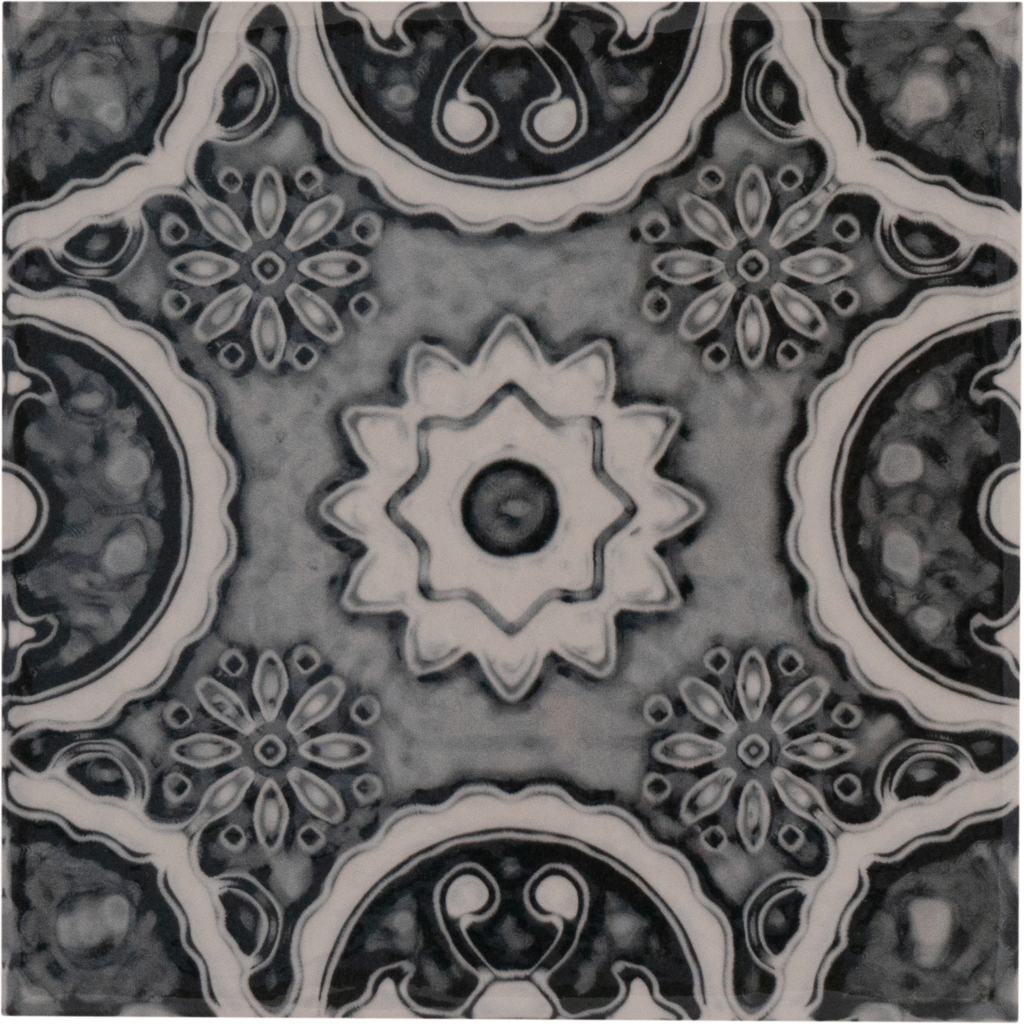 6X6 Maiolica 15 Glossy Porcelain Tile - Keystone Tile