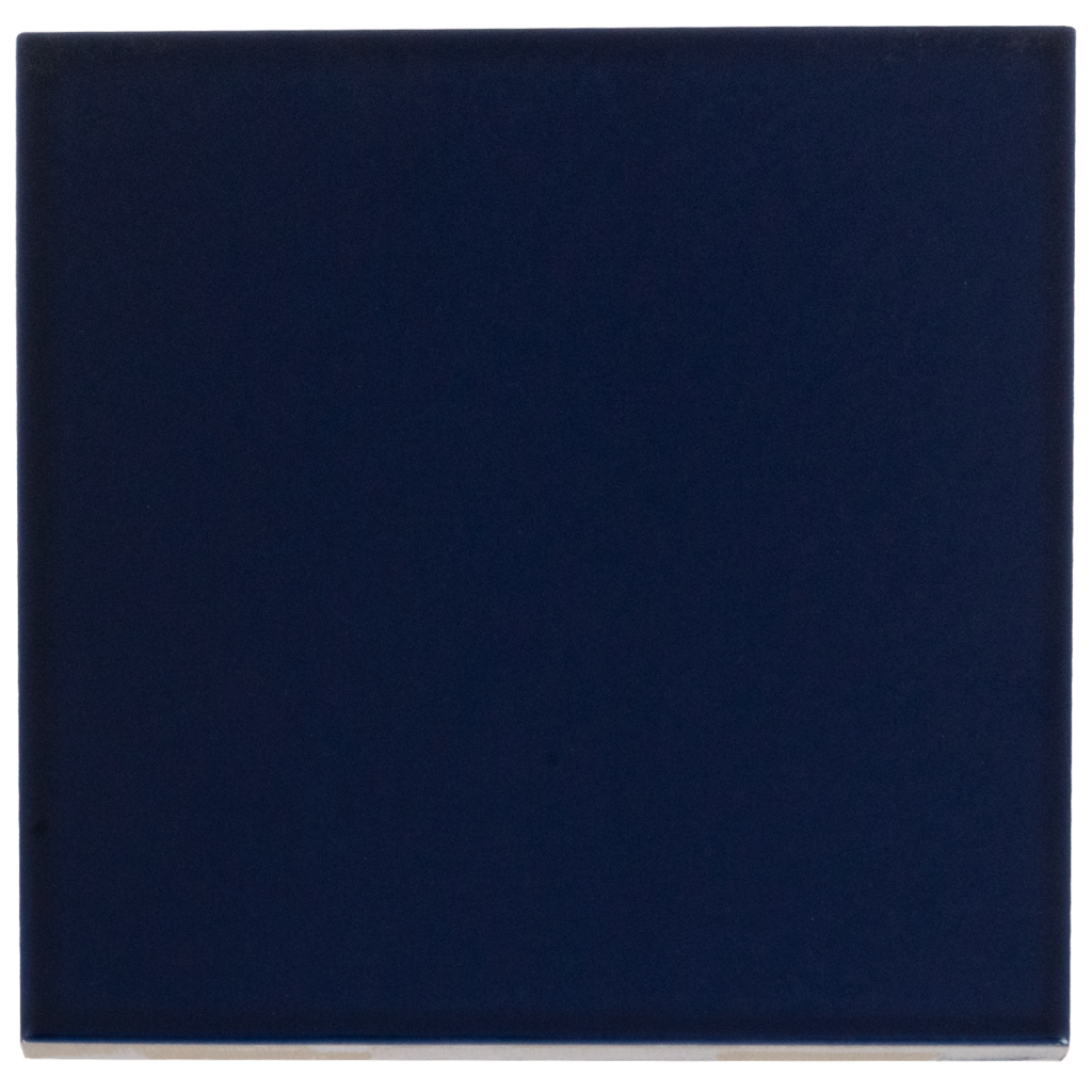 6×6 Solid Cobalt Blue Polished Porcelain Tile - Keystone Tile
