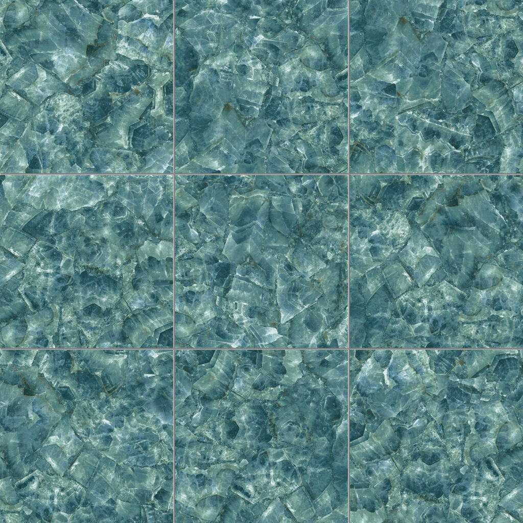 6X6 Venus Emerald Glossy Porcelain Tile - Keystone Tile