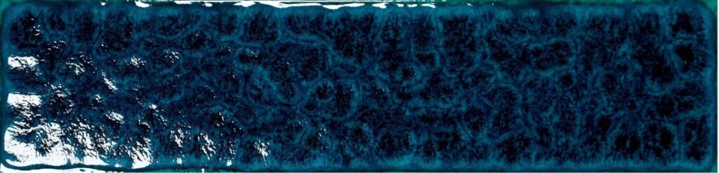 4×16 Micronesia Blue Glossy Ceramic Tile - Keystone Tile