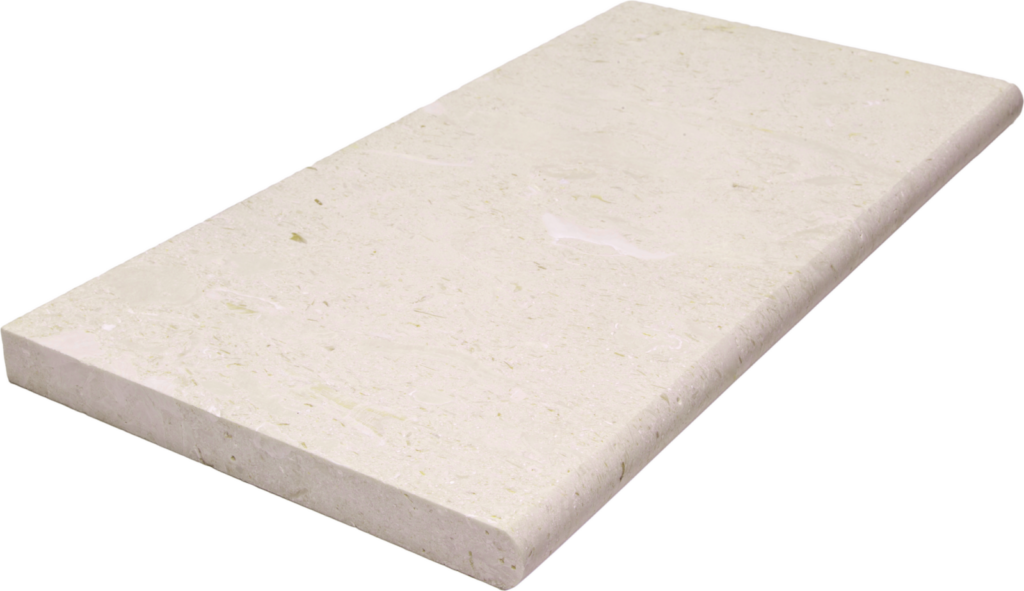 12×24 Caesars Palace Sandblasted Bullnose Coping - Keystone Tile