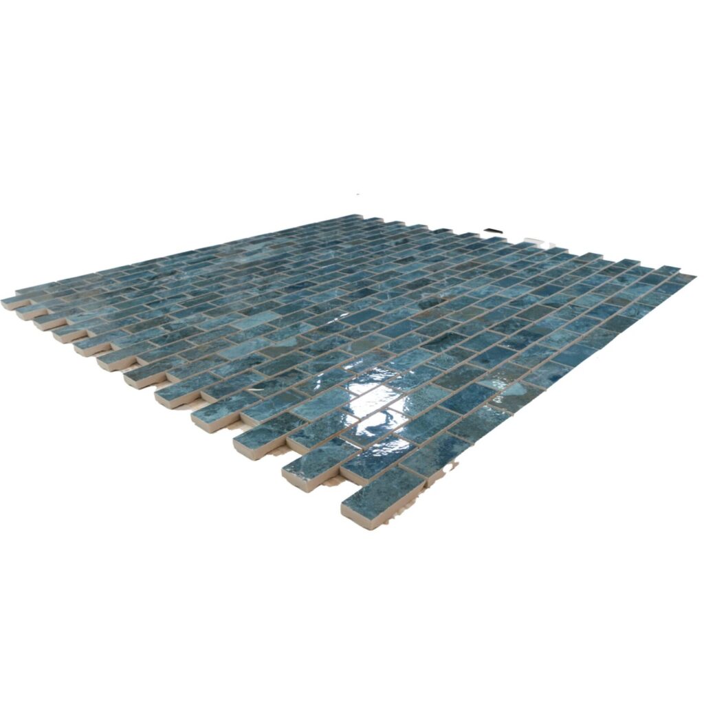 1×2 Crystal Emerald Polished Porcelain Mosaic - Keystone Tile