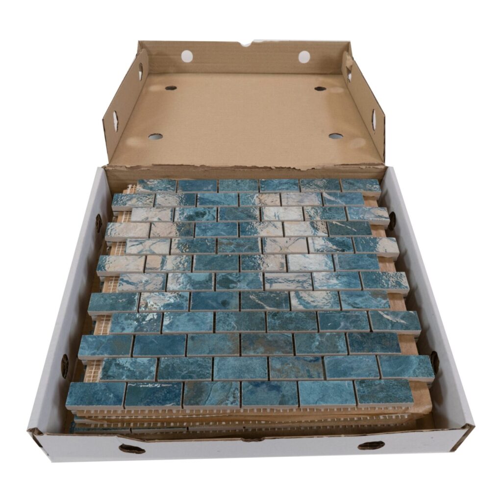 1×2 Crystal Emerald Polished Porcelain Mosaic - Keystone Tile