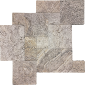 PAVERS Water Lilies Tumbled Versailles Pattern - Keystone Tile