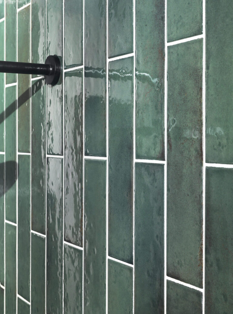 3×12 Oxida Green Glossy Porcelain Tile - Keystone Tile