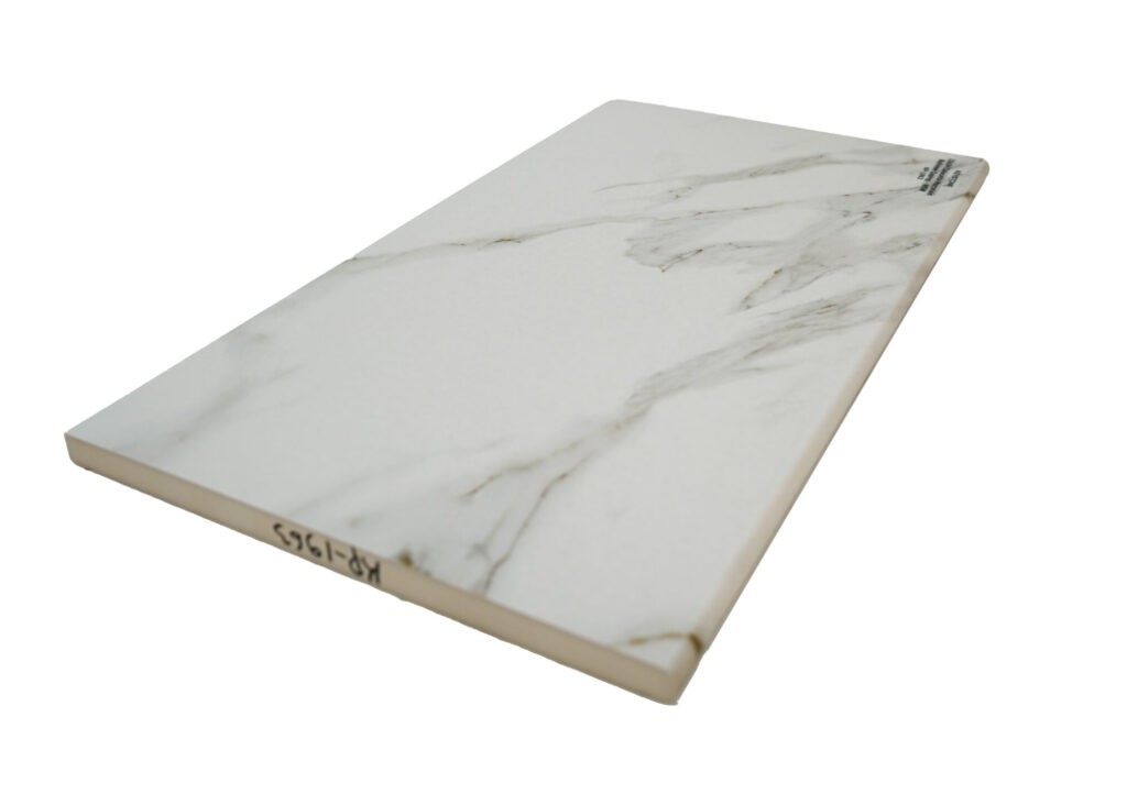 13×24 Calacatta Porcelain Bullnose Coping - Keystone Tile