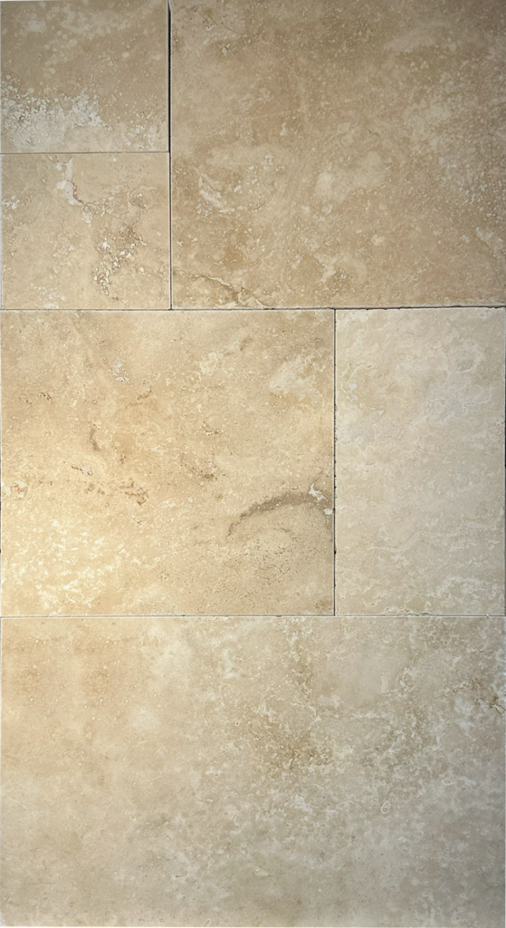 PAVERS Colosseum Light Tumbled Versailles Pattern - Keystone Tile